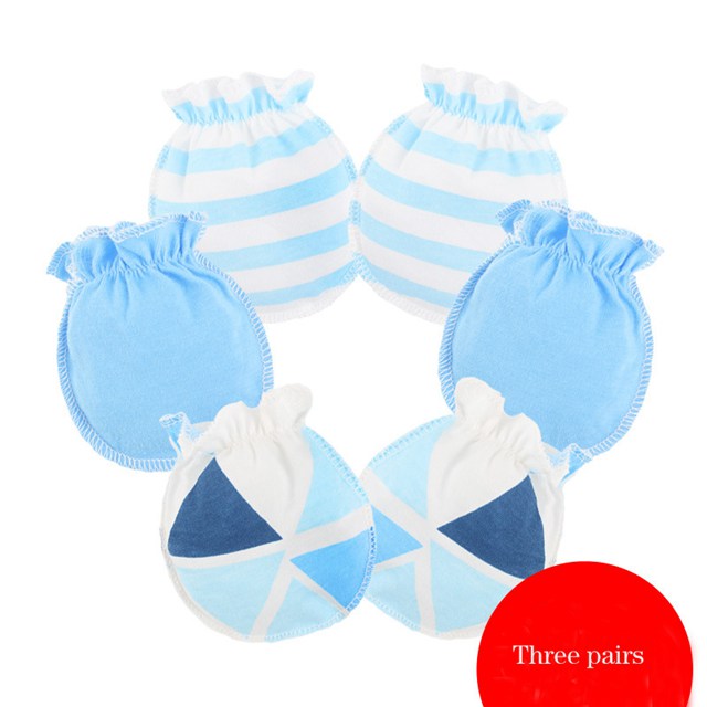Newborn Baby Scratch Mittens Cotton Four Seasons Kids Gloves – kiddiezoom